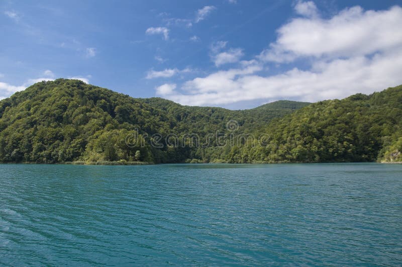 View of Upper Lakes at Pltivice Lakes National Park Stock Photo - Image ...