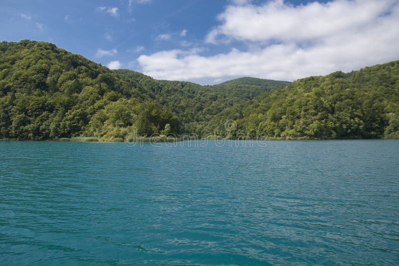 View of Upper Lakes at Pltivice Lakes National Park Stock Image - Image ...