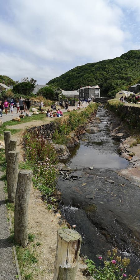 View Upstream of River, Valley Editorial Photography - Image of rugged ...