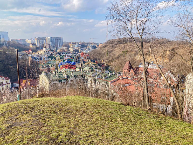 View of Urban Landscape from a Higher Vantage Point, Featuring Mixed ...