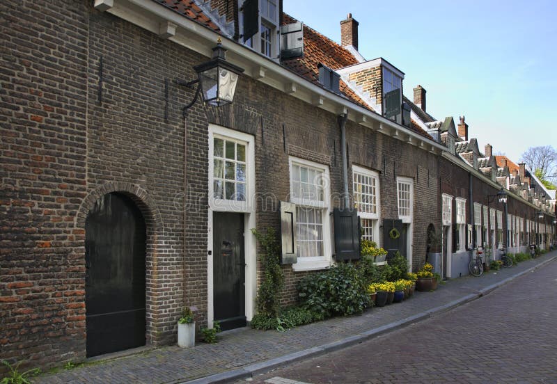 Utrecht Old Town stock image. Image of canal, autumn - 47889055