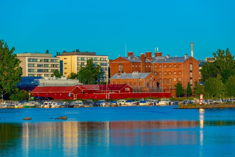 View of Vaasa Marina in Finland Stock Photo - Image of marina, vasa ...