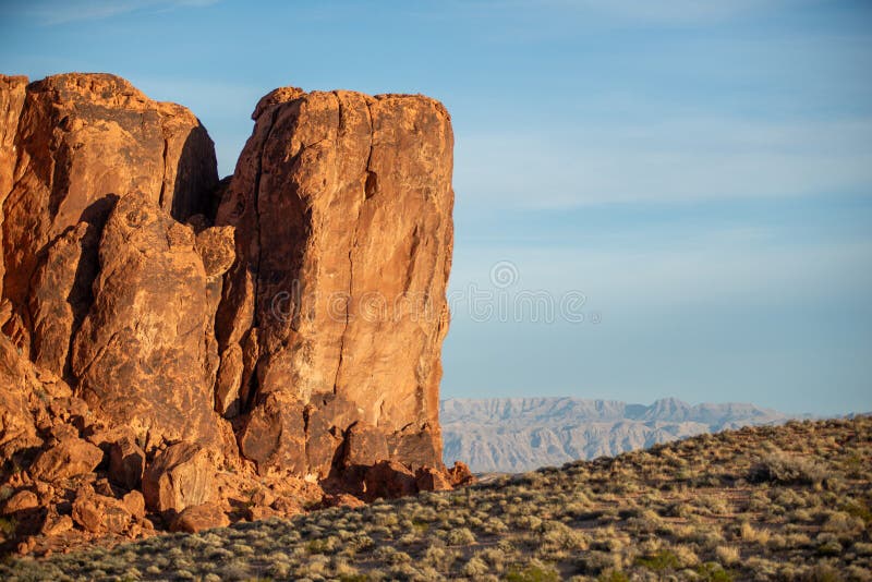 View from Valley of Fire State Park Near Las Vegas, Nevada Stock Photo ...