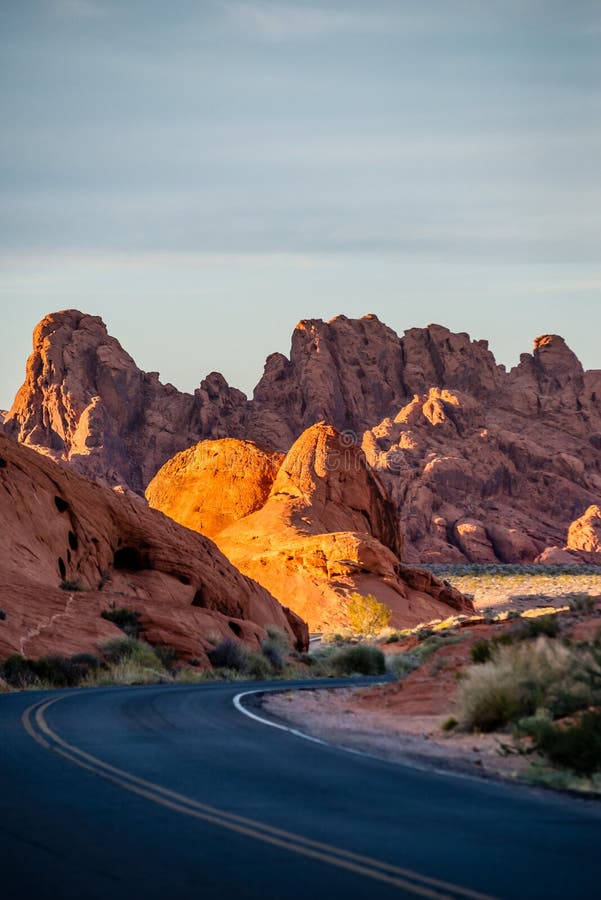 View from Valley of Fire State Park Near Las Vegas, Nevada Stock Image ...