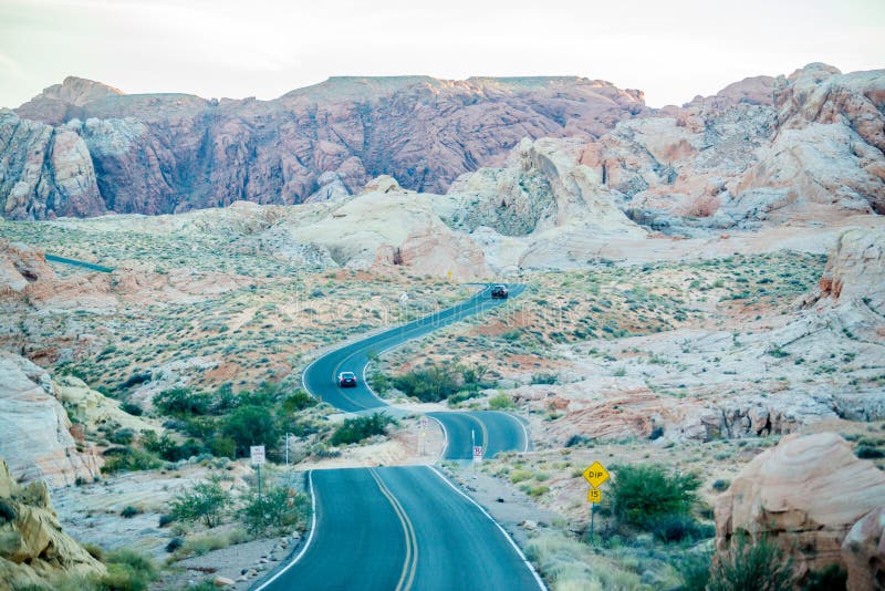 View from Valley of Fire State Park Near Las Vegas, Nevada Stock Photo ...
