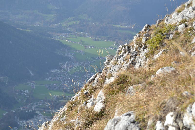 The View of a Valley from the Mountain Top Stock Photo - Image of ...