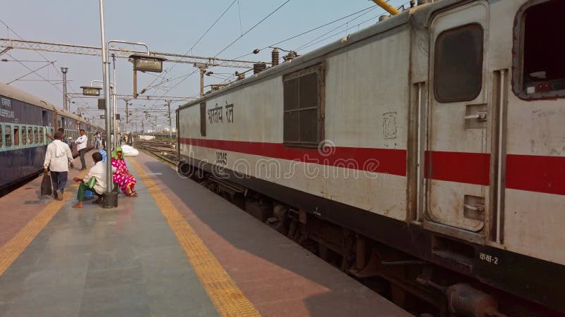 View of Varanasi Junction Railway Station. Stock Footage - Video of ...