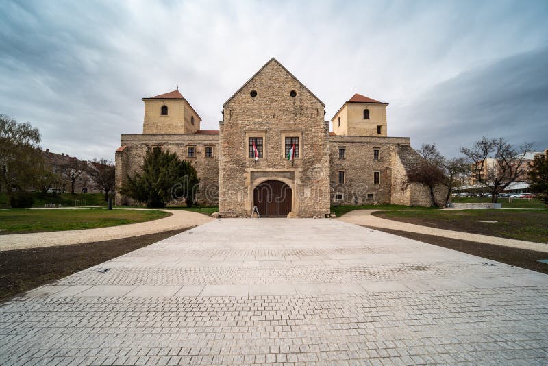 View of Varpalota Thury Castle Stock Image - Image of fortress, famous ...