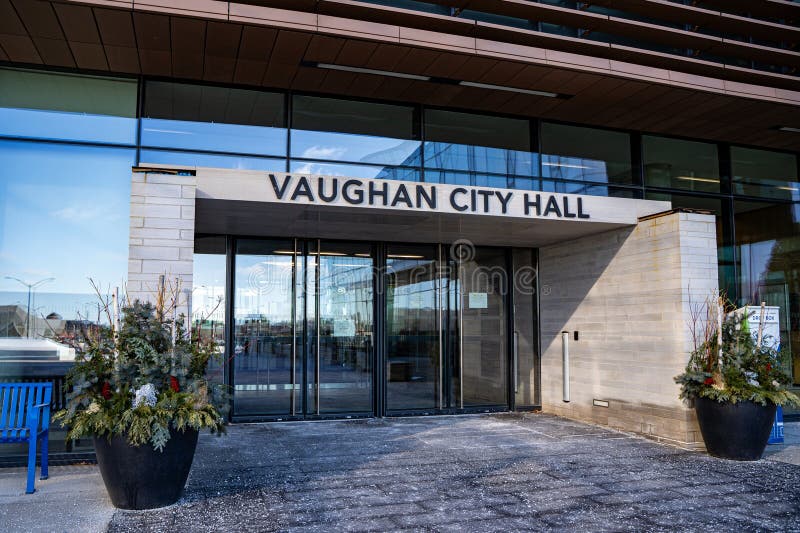 View of the Vaughan City Hall. Editorial Stock Photo - Image of city ...