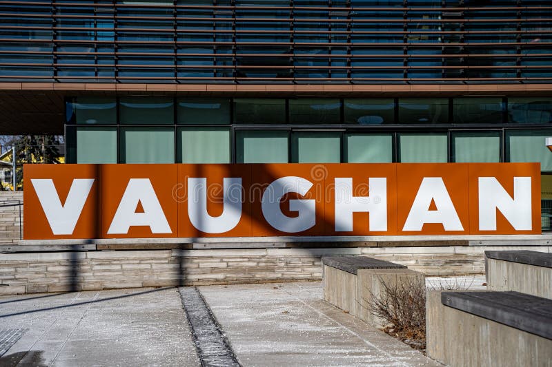 View of the Vaughan City Sign. Editorial Stock Photo - Image of toronto ...