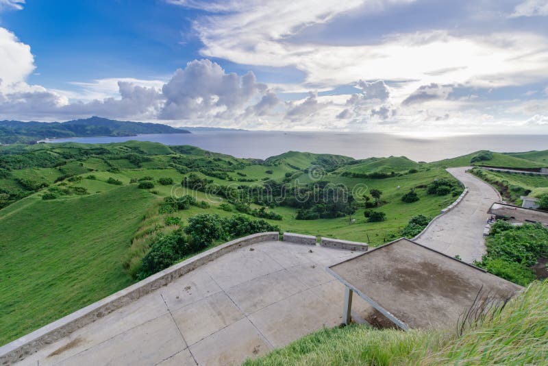 View from Vayang Rolling Hills, Ivatan Island, Batanes Stock Photo ...