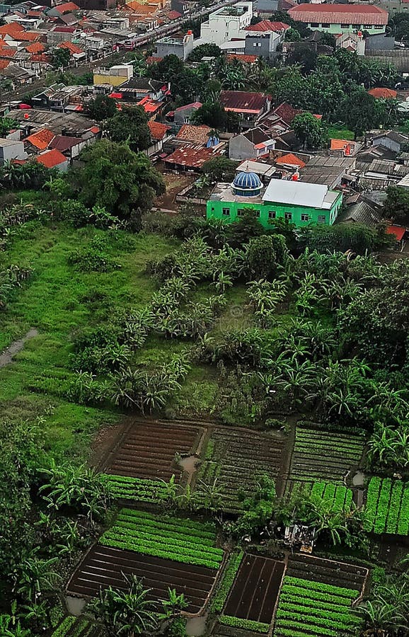 Depok, West Java, Indonesia, July 29, 2022. a Lake in a Residential ...