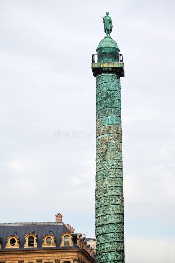 Vendome Column in Paris stock photo. Image of building - 30268674