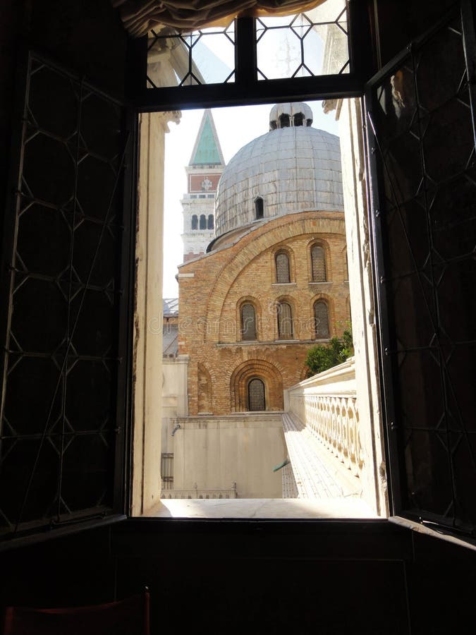 View from a Venice window stock image. Image of background - 97392905
