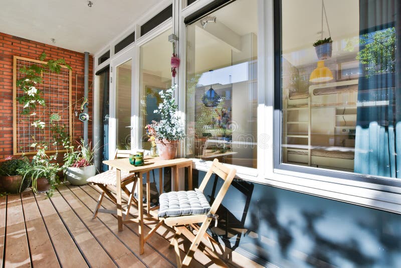 View of veranda stock photo. Image of veranda, estate - 231453908