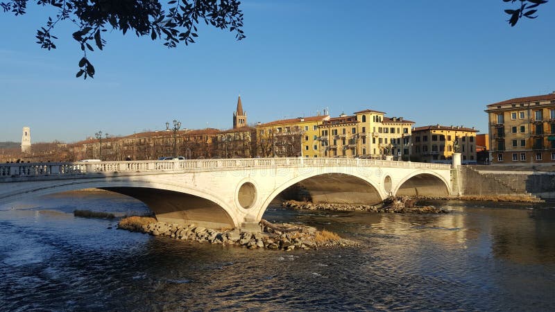 View of Verona editorial stock image. Image of side, water - 89304364