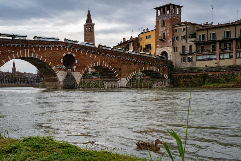 A view of Verona Italy stock photo. Image of veneto - 177000526