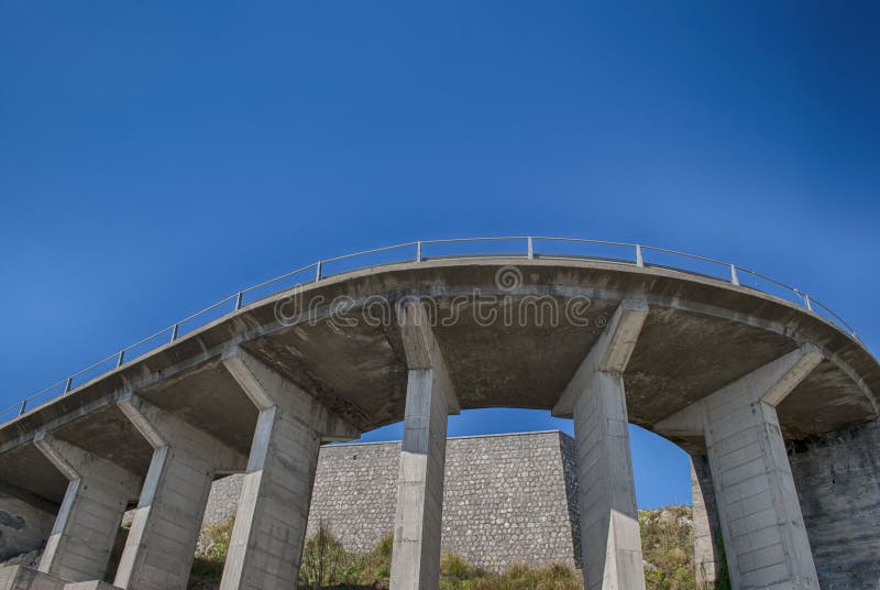 View viaduct construction stock photo. Image of landmark - 89335010