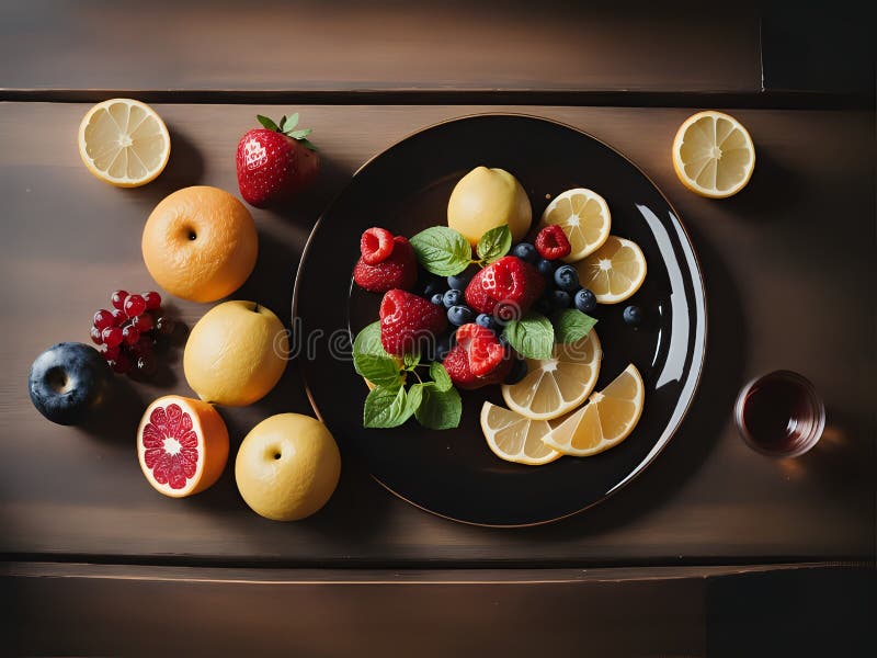 A View of a Vibrant Dining Table with Full of Different and Fresh ...