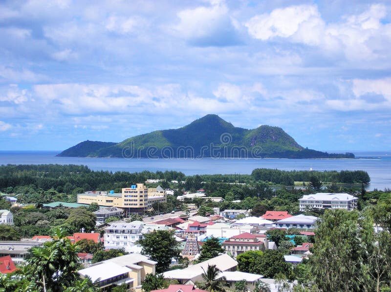 The View of Victoria, Seychelles Stock Image - Image of capital ...