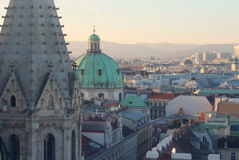 View of Vienna stock image. Image of europe, tour, look - 645623