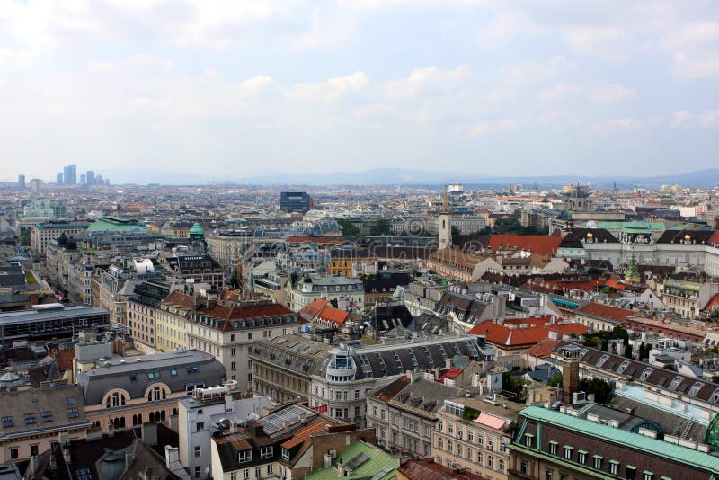 View of Vienna stock photo. Image of tourism, landscape - 84440750