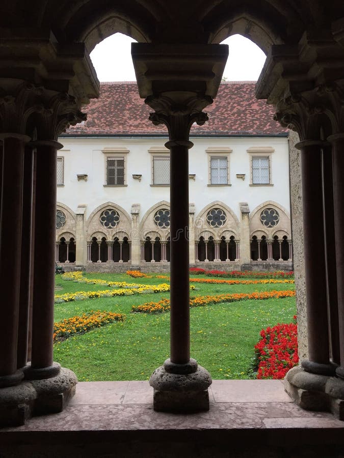View of Vienna from the Window of an Historic Building Featuring a ...