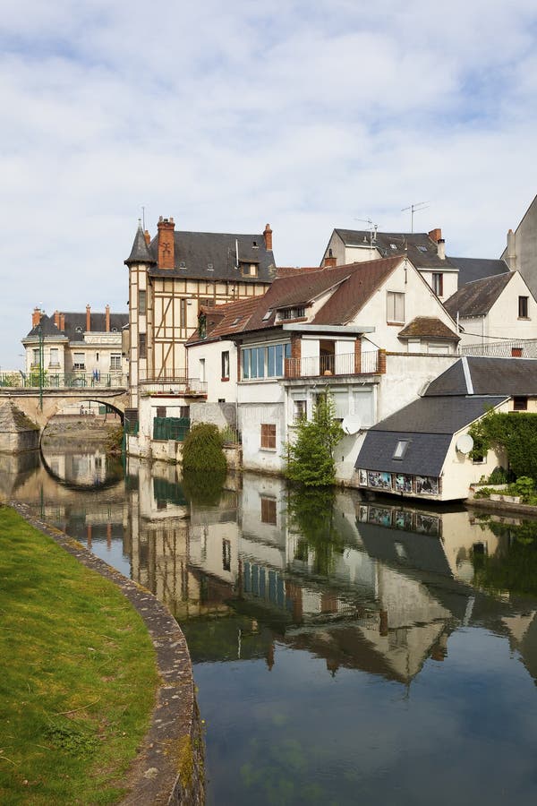 View of Vierzon, Cher stock photo. Image of loire, tourism - 233352928