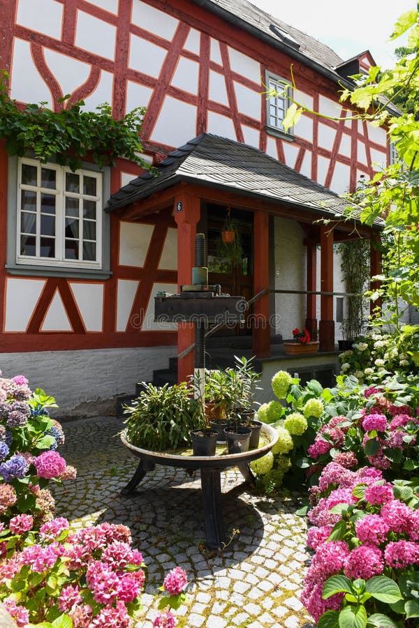 View at the Village of Braubach on Germany Editorial Stock Photo ...