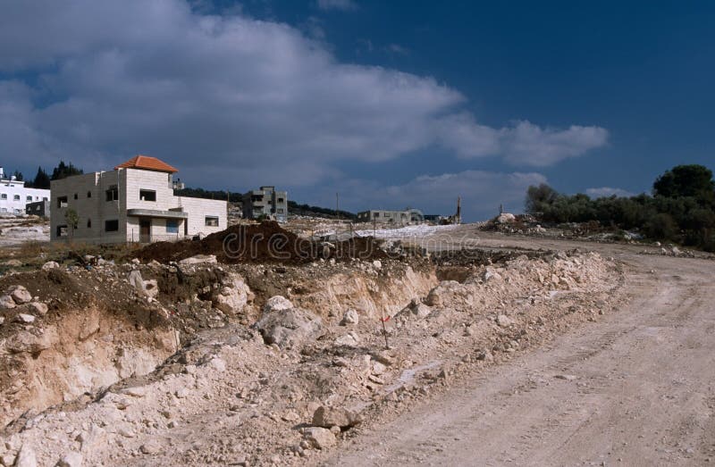 View of a Village in Palestine Editorial Photography - Image of road ...
