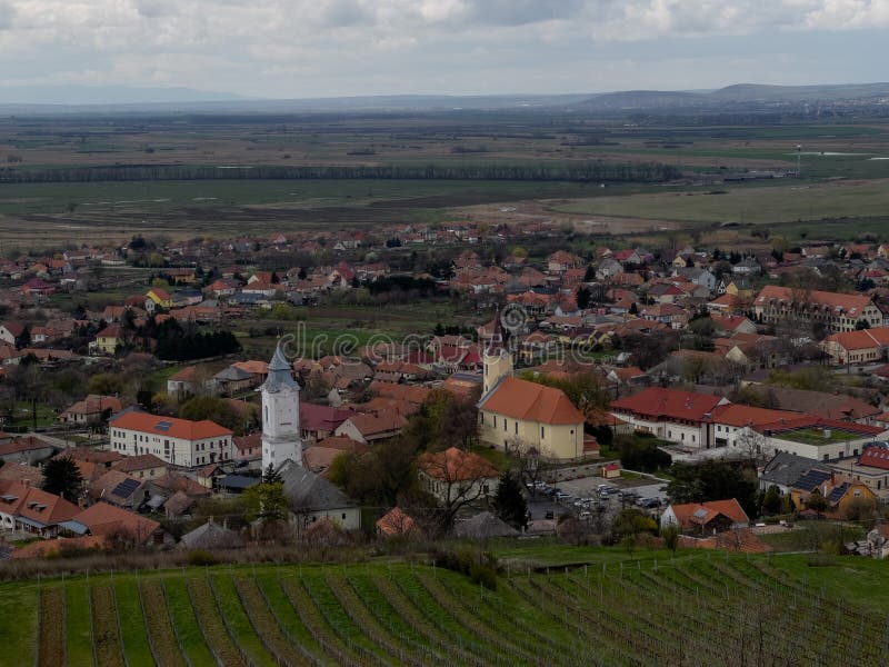 A View of the Village of Tarcal in Hungary Stock Photo - Image of ...