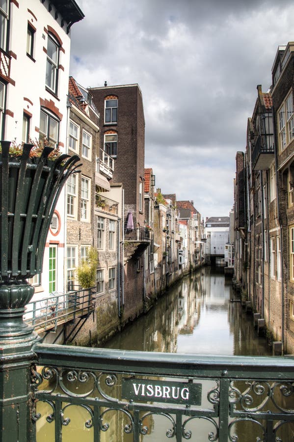 View of Dordrecht editorial stock photo. Image of ship - 161849433