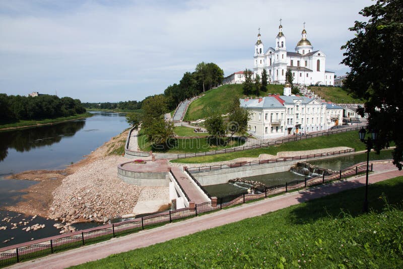 View of Vitebsk stock photo. Image of embankment, belarus - 21581904