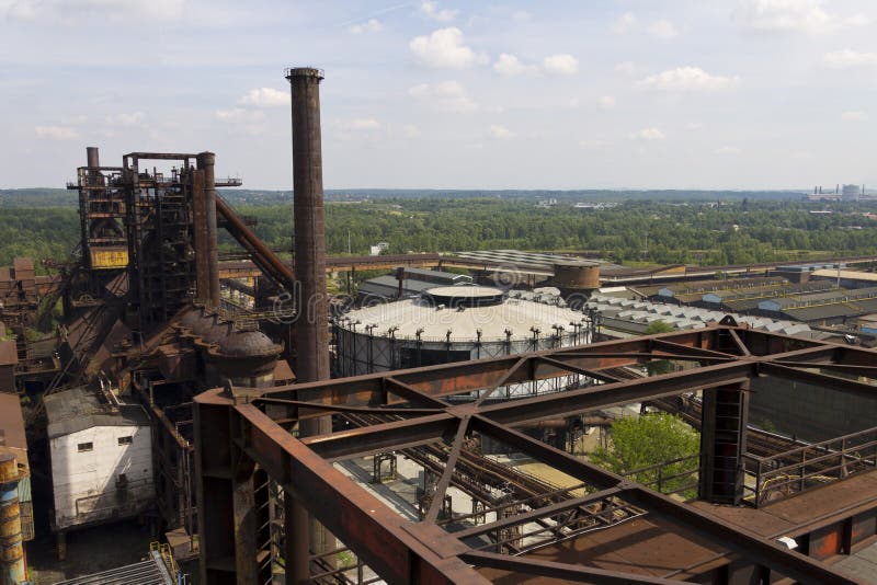 View on the Vitkovice Iron and Steel Works and the Horizon Stock Image ...
