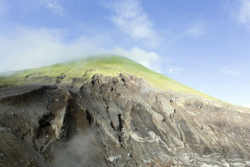 On the Top of Volcano in Manado Stock Image - Image of view, landscape ...
