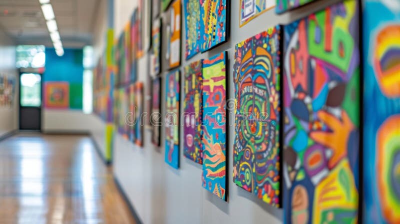 A View of a Wall Filled with Colorful and Interactive Educational ...