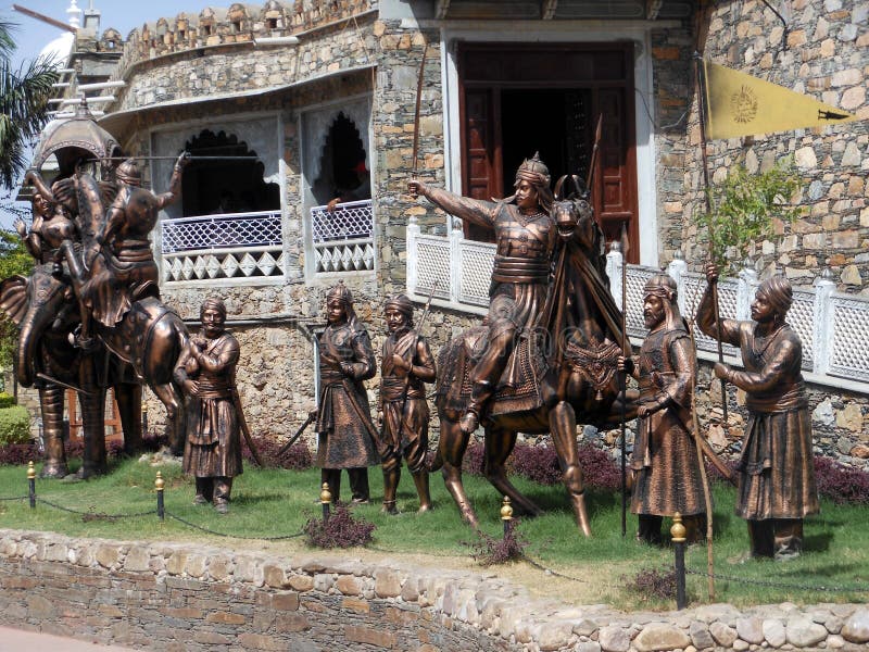 View of war in haldighati editorial stock photo. Image of rajput - 62824123