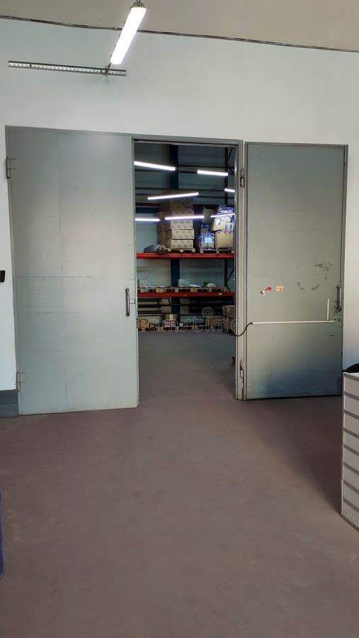 View of the Warehouse, Warehouse with Parcels Stock Photo - Image of ...