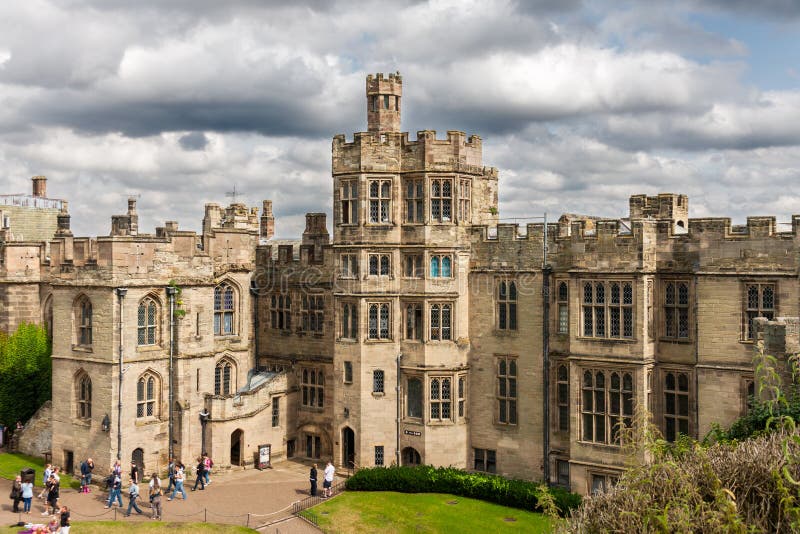 Warwick Castle in England stock image. Image of english - 29255975