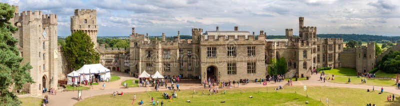 Warwick Castle in England stock image. Image of english - 29255975