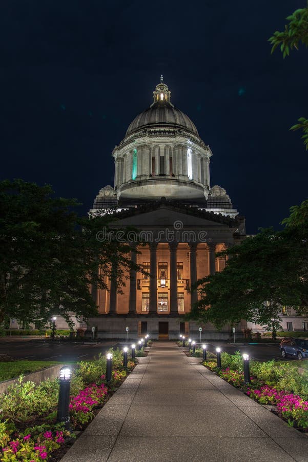 A View a the Washington State Capitol Building Stock Photo - Image of ...