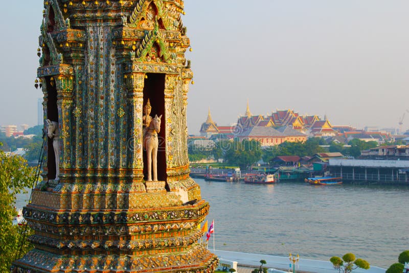 View from Wat Arun stock photo. Image of arun, asia, buddhism - 44170300