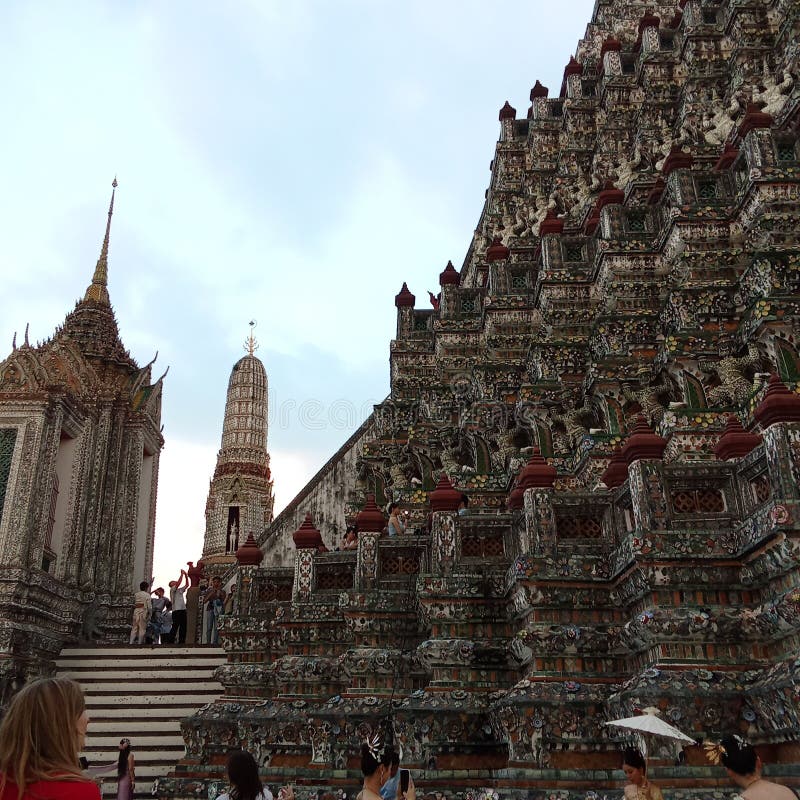 View of Wat Arun Temple , Thailand Editorial Photo - Image of temple ...