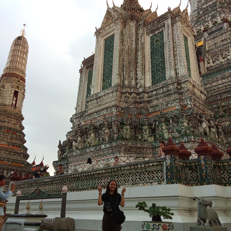View of Wat Arun Temple Thailand Editorial Stock Image - Image of ...