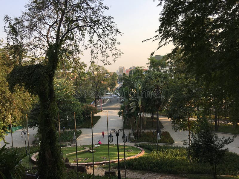 View from Wat Phnom stock image. Image of temple, phnom - 73844107