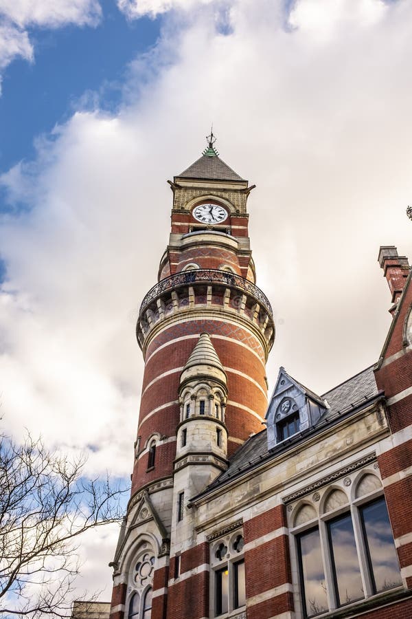 Watch tower stock image. Image of tower, tall, library - 206090103