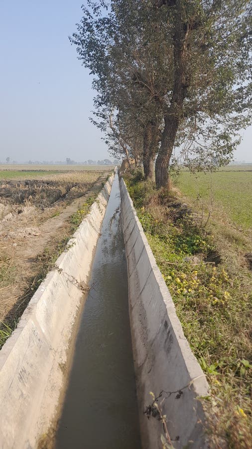 A View of a Water-tail Passing through a Field in the Village of Gage ...