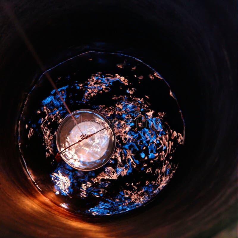View of the Water Well from the Inside Stock Photo - Image of abstract ...