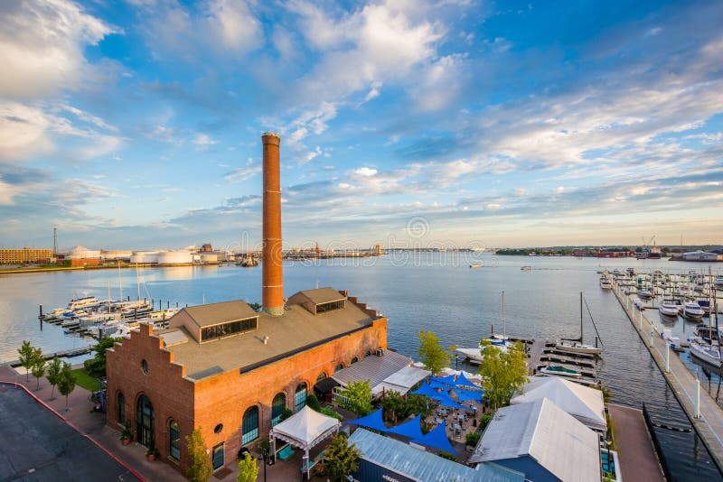 View of the Waterfront in Canton, Baltimore, Maryland Editorial Image ...