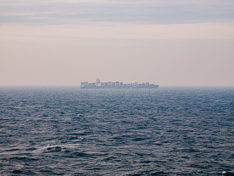 View on the Waves at the Middle of Atlantic Ocean Stock Photo - Image ...